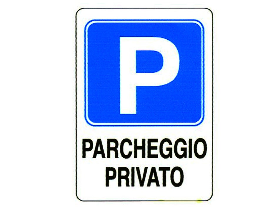 Cartello parcheggio privato - cm.20x30h. | Leroy Merlin