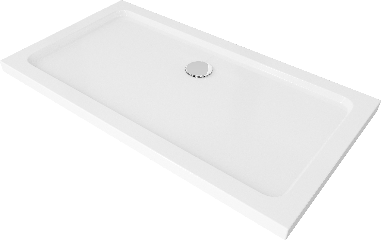 Mexen Flat receveur de douche rectangulaire slim 120 x 70 cm, Blanc ...