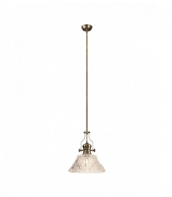 Suspension Arianna 1 Ampoule Laiton antique 60 Cm | Leroy Merlin