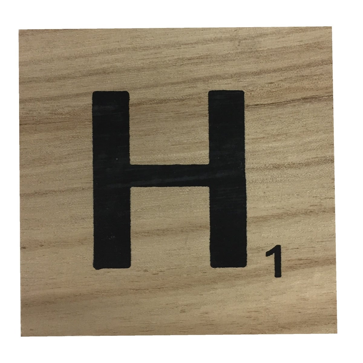 Lettre H scrabble en bois 10x10x0,6cm | Leroy Merlin