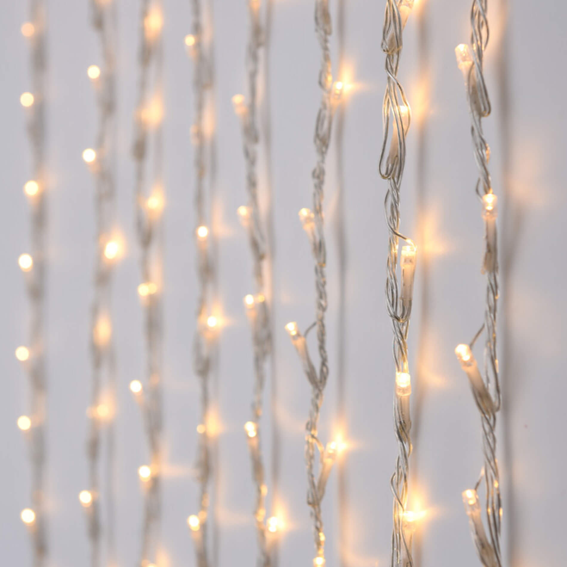 Rebecca Mobili Cascada Luminosa de Luces 220 LED Blanco Cálido Deco ...