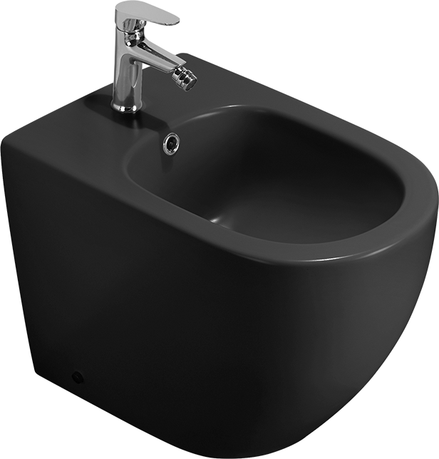 Mexen Lena bidet sur pied, noir mat - 36225285 | Leroy Merlin