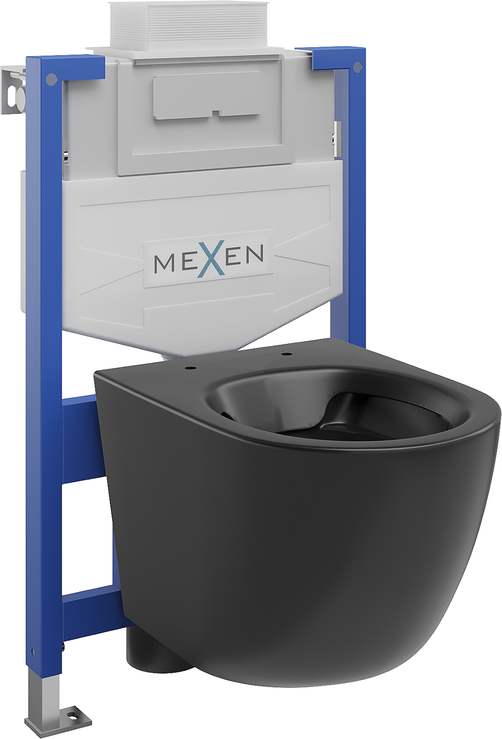 Mexen zestaw podtynkowy WC stelaż Fenix XS-U z miską WC Lena, czarny ...