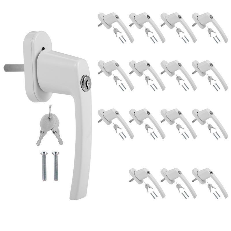 Manija de ventana con cerradura de diseño Manija de puerta de aluminio ...