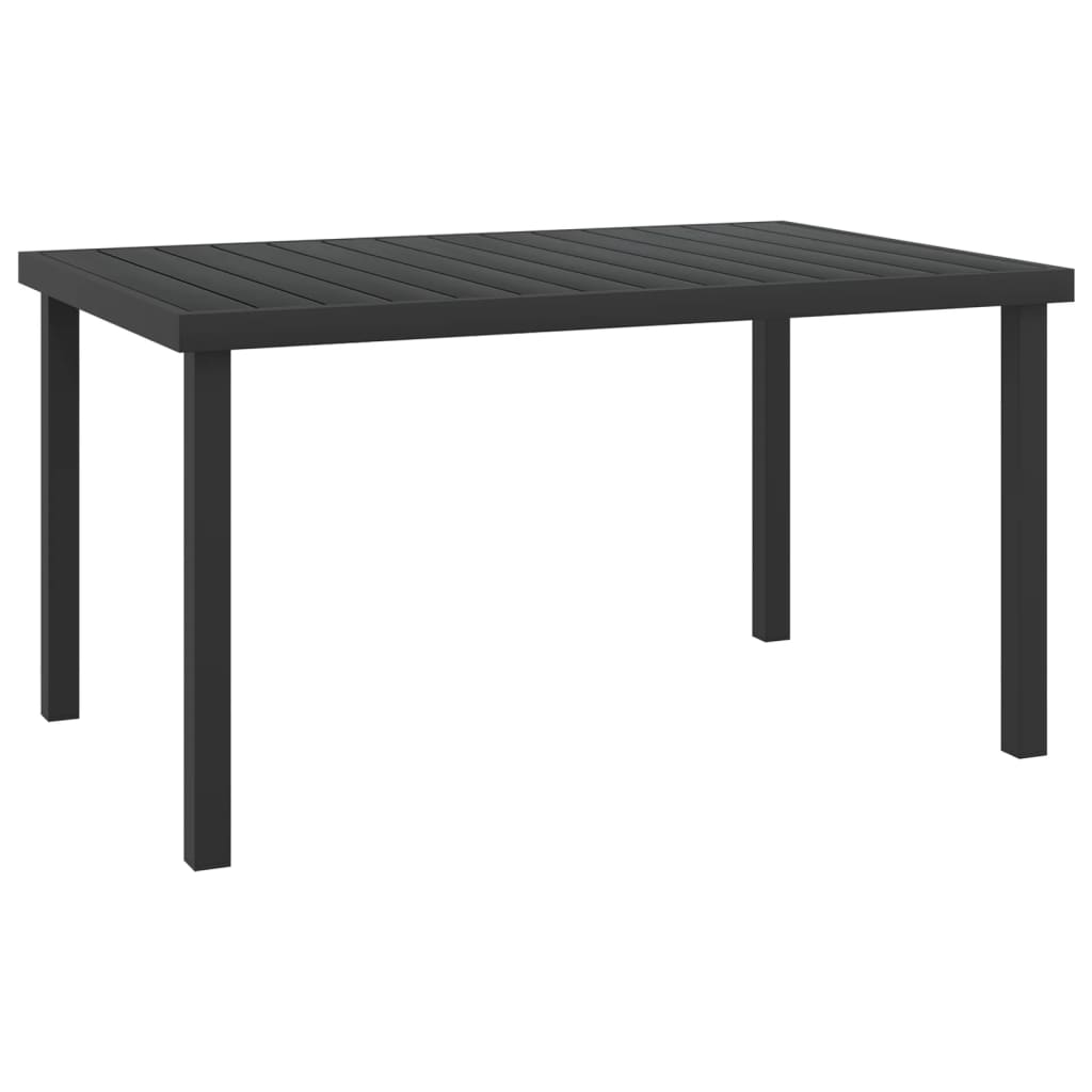 Table de noire 140x90x74 cm aluminium et WPC | Leroy Merlin