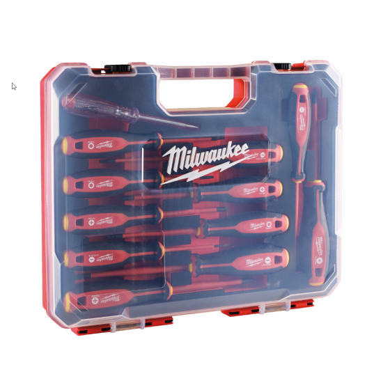 Tournevis TRI-LOBE VDE SCREWDRIVER 12PC set- MILWAUKEE - 4932479095 ...
