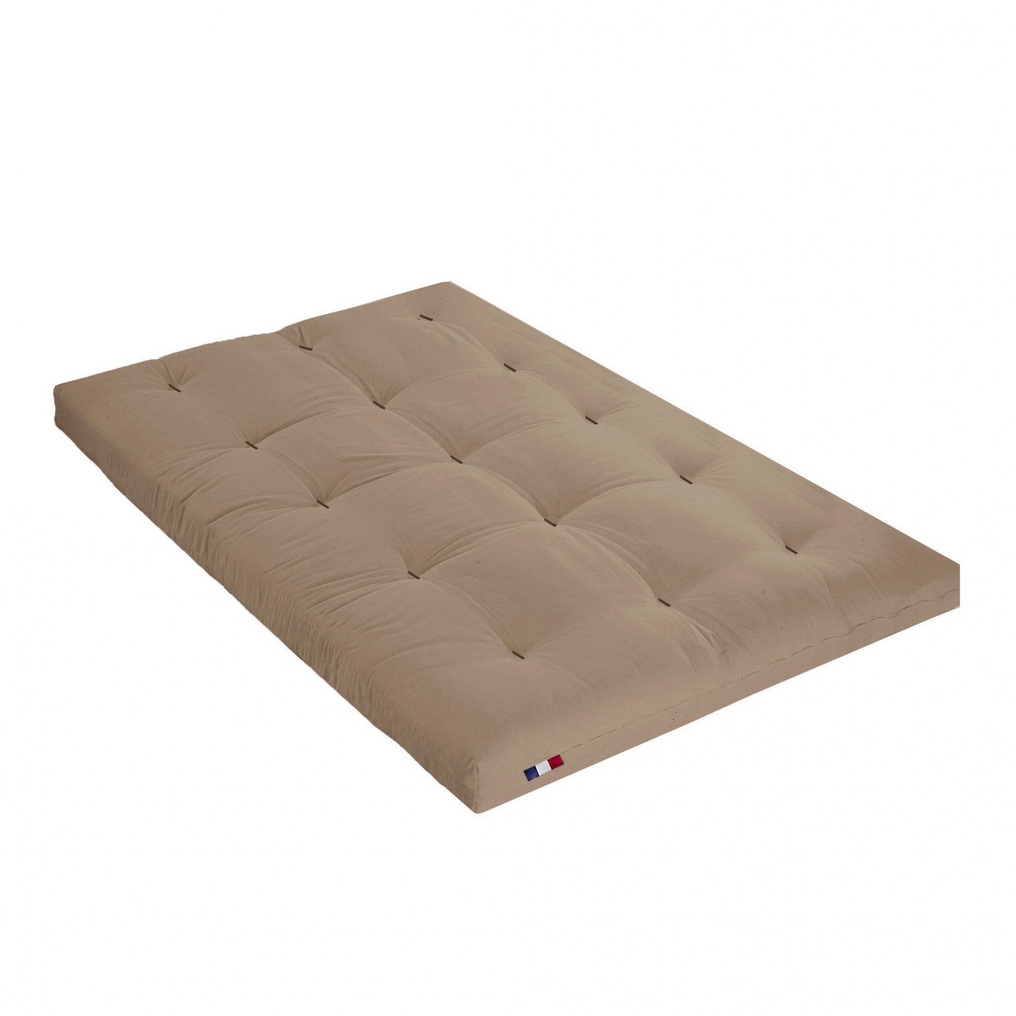 Matelas futon latex et fibres taupe 160x200 | Leroy Merlin