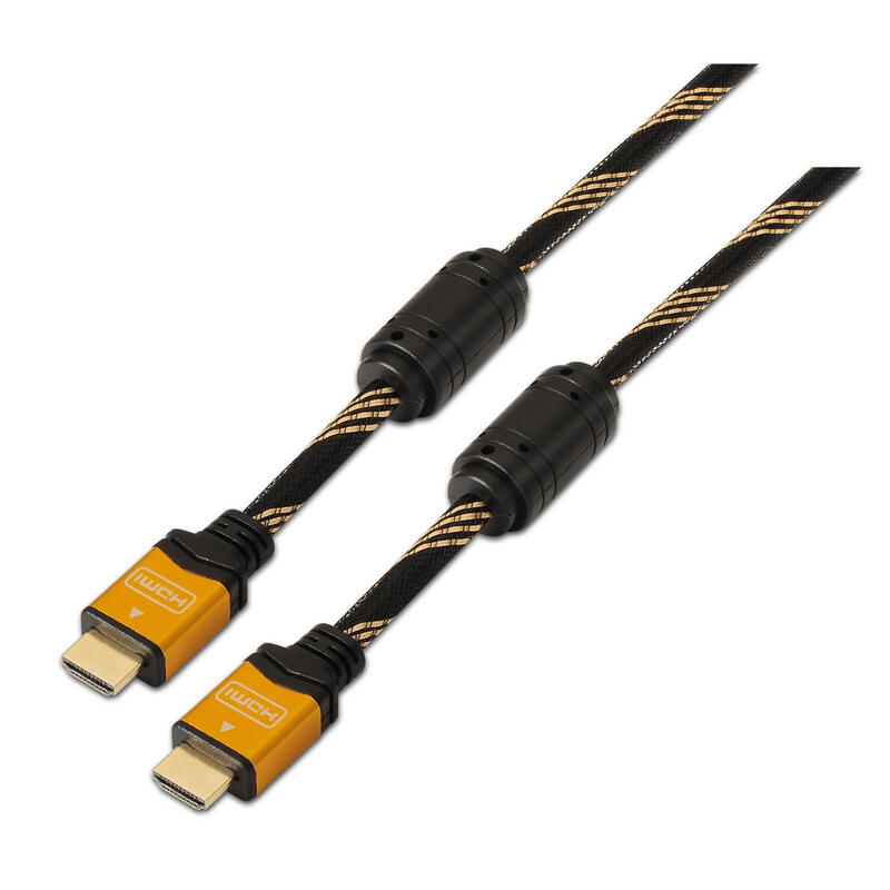 Aisens - c ble hdmi/hec haut d bit avec ferrite, a/ma/m, or, 3,0m | Leroy Merlin