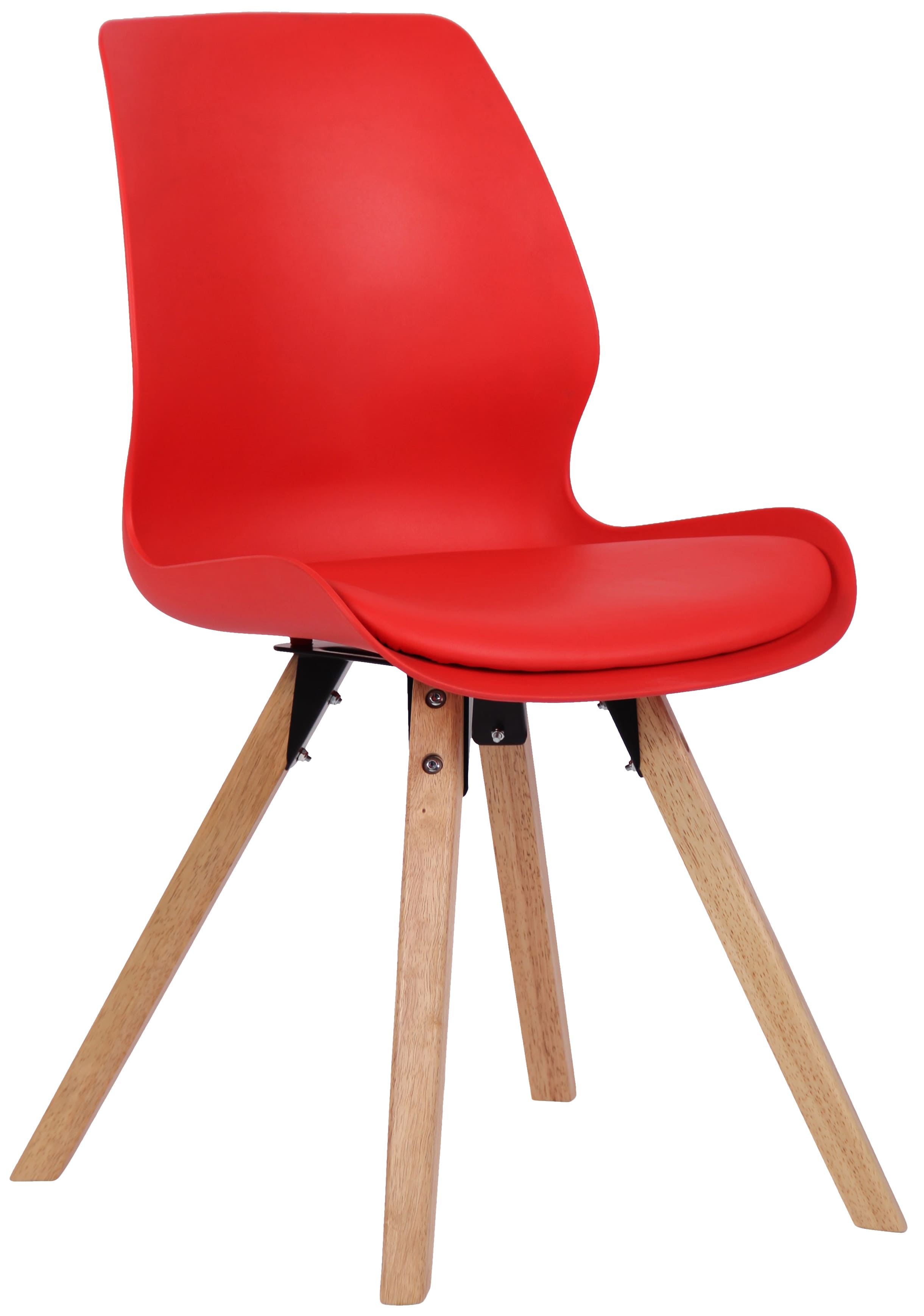 Chaise Luna en plastique rouge | Leroy Merlin
