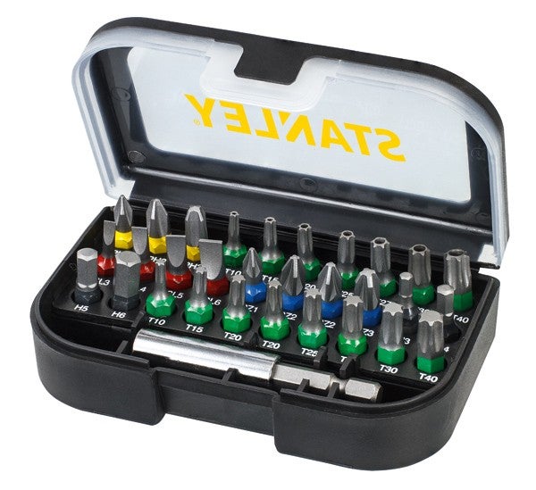 STANLEY STA60490-XJ - Juego de 31 piezas para atornillar con puntas ...