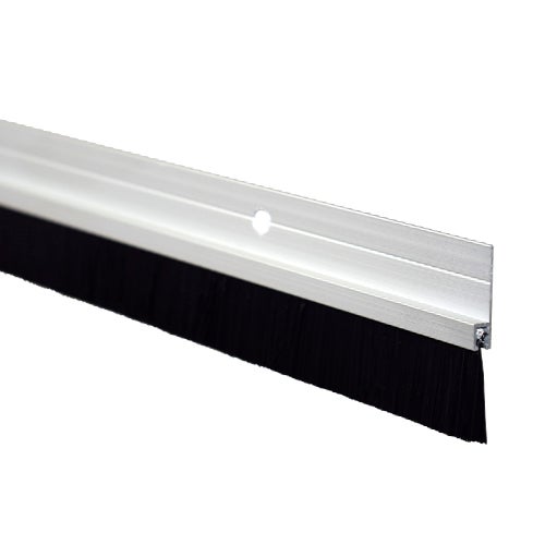 BURLETE ALUMINIO PLATA C/FLECO 1M FSK | Leroy Merlin