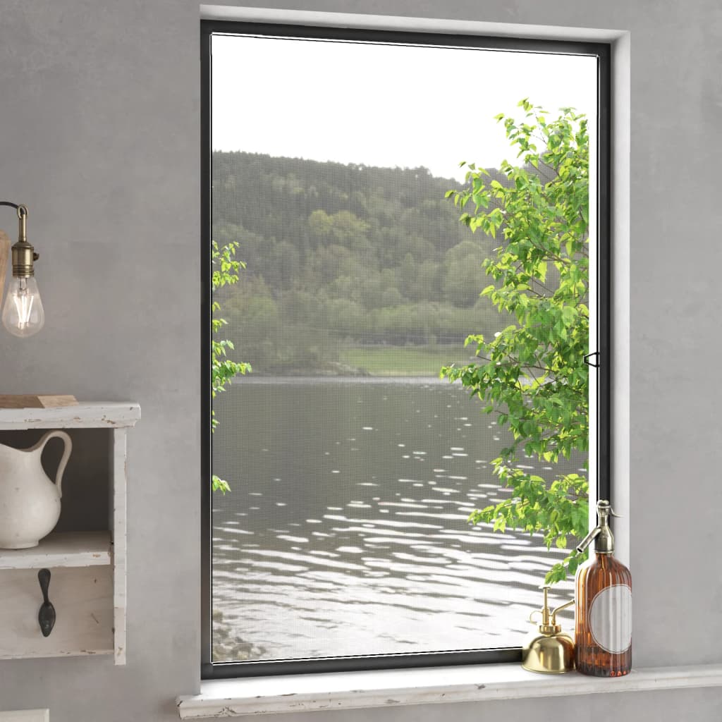VidaXL Moustiquaire pour fenêtres Anthracite 90x120 cm | Leroy Merlin