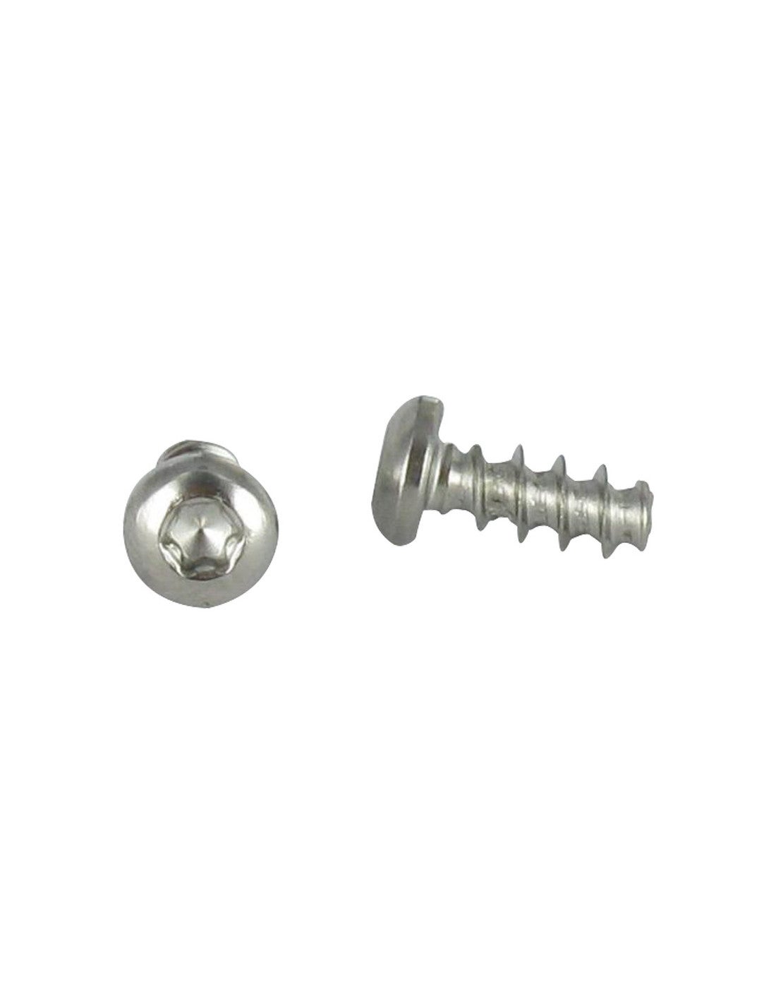 Vis pvc tête cylindrique bombée large 5X12 TORX T20 Inox A2-100 pièces ...