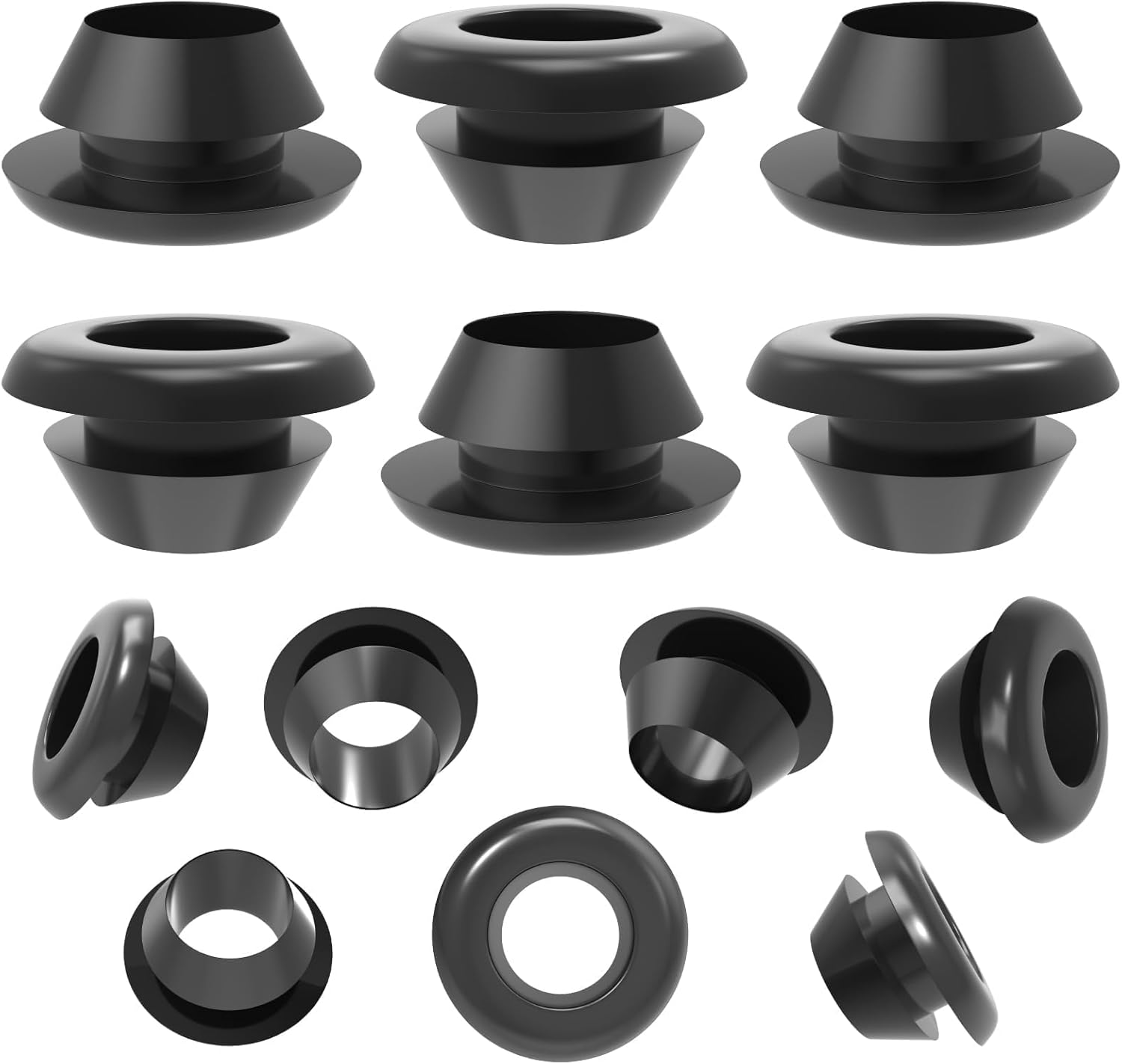 40 Pièces Passe Fil Caoutchouc Passe Fil Electrique Joint Rond pour ...