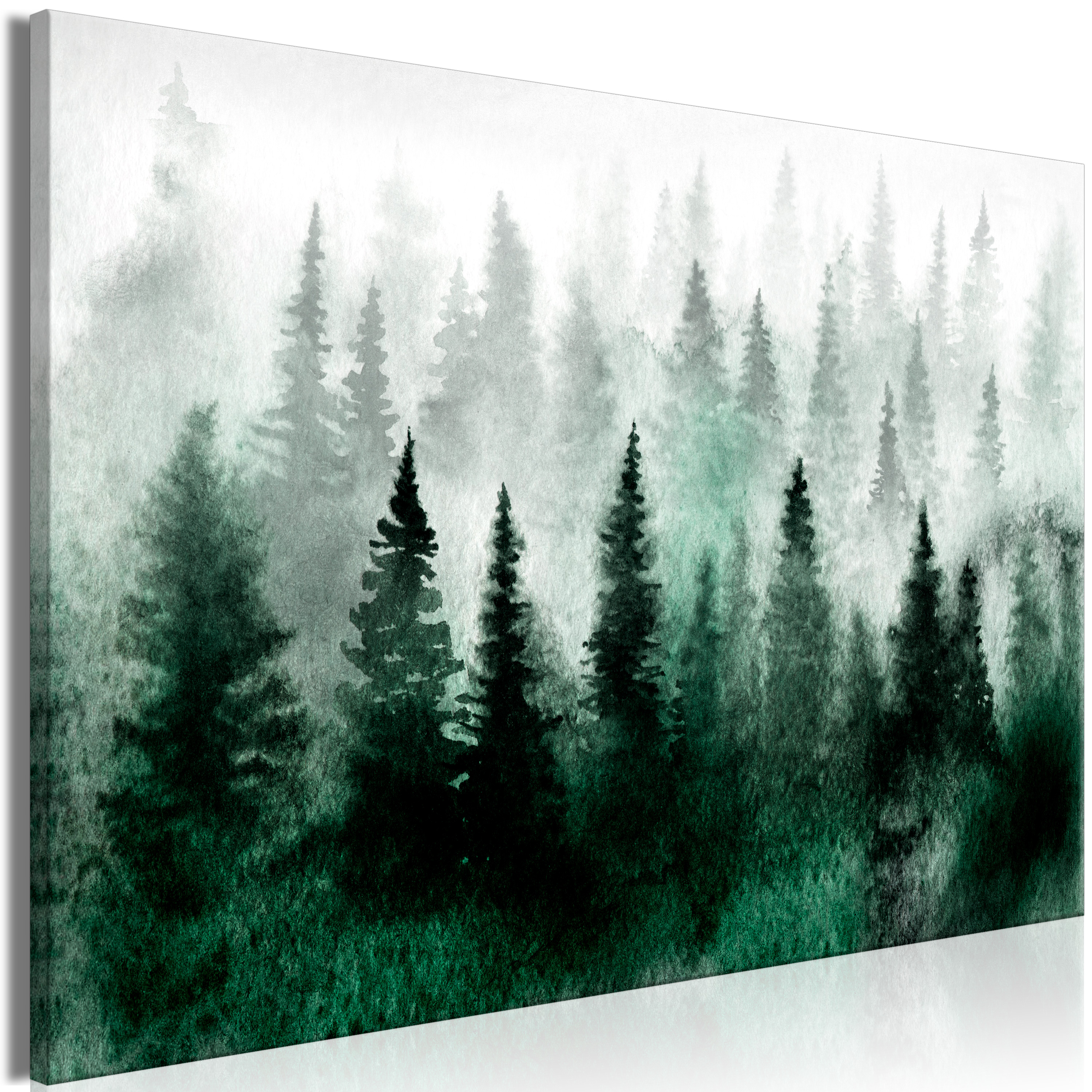 Tableau - Scandinavian Foggy Forest (1 Part) Wide [30x20] | Leroy Merlin