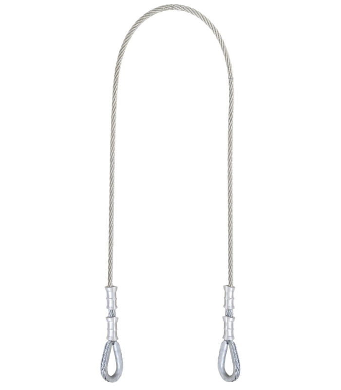 Anclaje de cable de acero de 8mm de diámetro con guardalados IRUDEK Cta ...