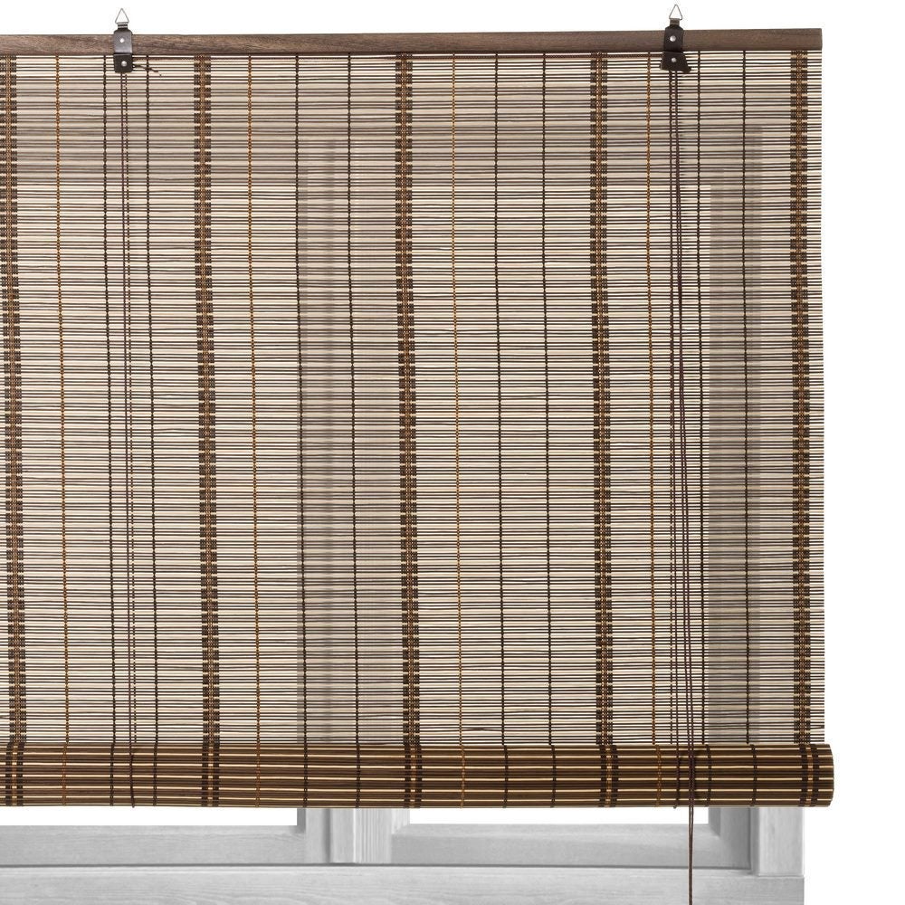 Tenda a rullo con asta in bambù marrone 160x180 cm | Leroy Merlin