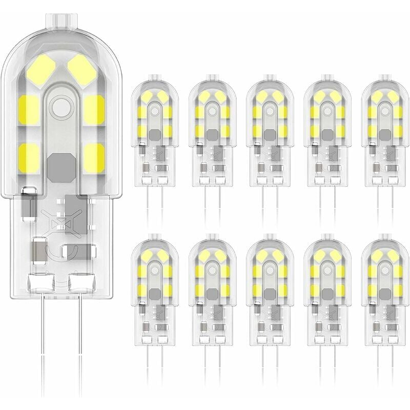 Ampoule LED G4 2W, ampoules halogènes équivalentes 20W, blanc froid ...