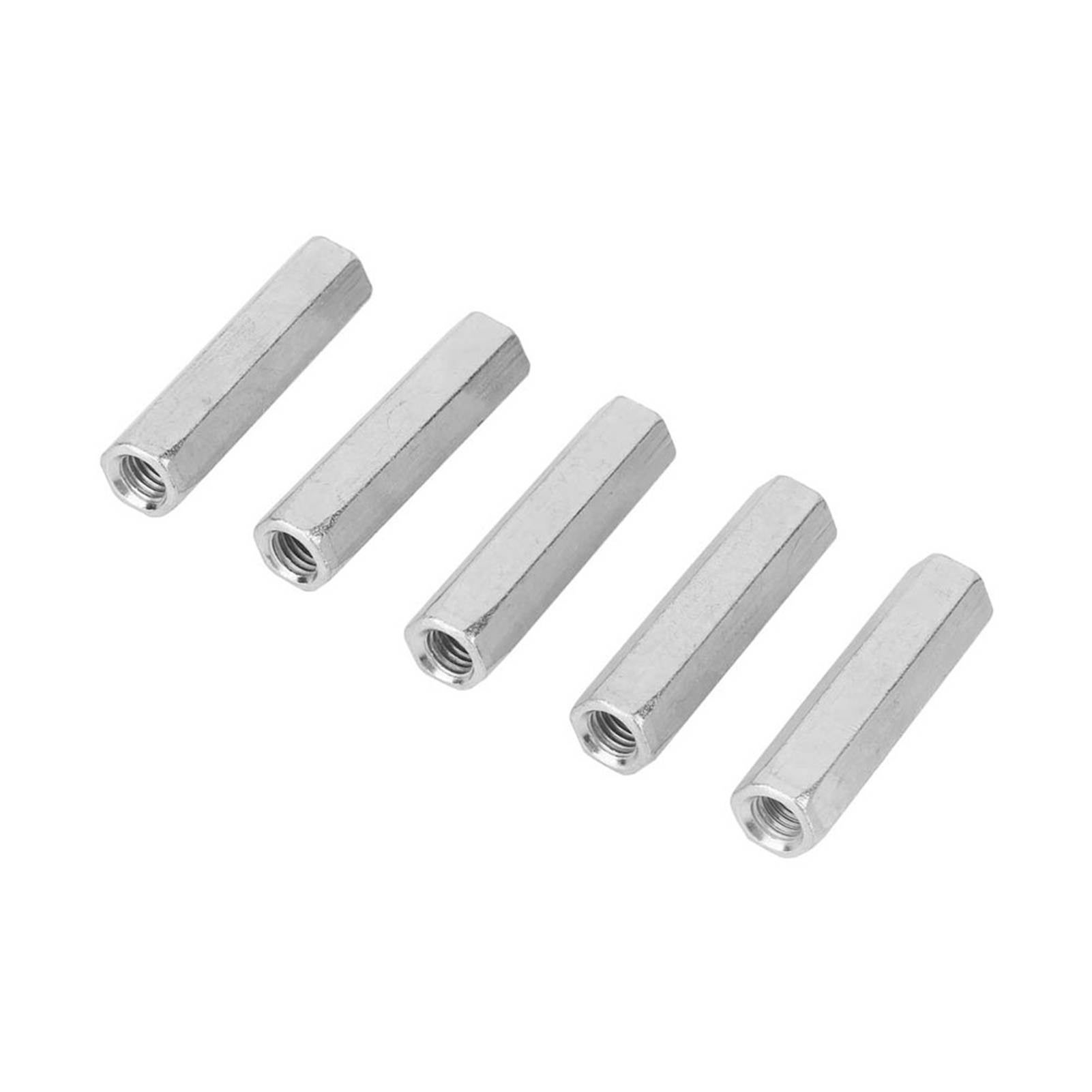 5 pièces M8 * 50 écrou à tige longue écrou à manchon hexagonal entretoise fixations filetées ...