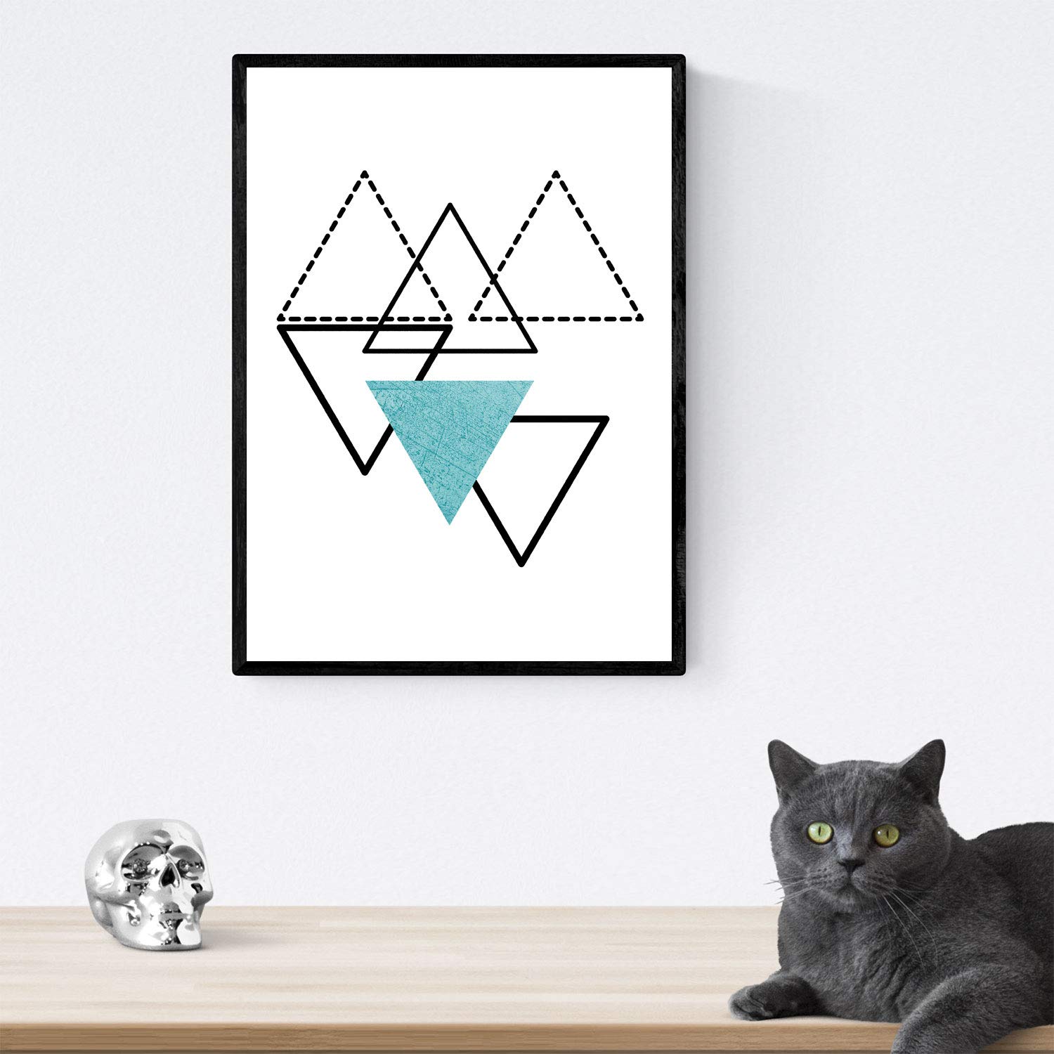 Set De 4 Láminas Para Enmarcar Formas Y Fuerzas. Posters Estilo Nordico ...