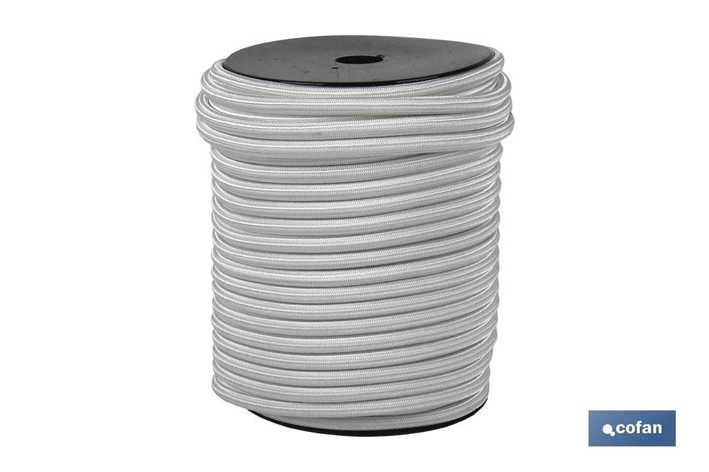 CUERDA ELASTICA (Látex 1ª) 12MM 25 M. BCO | Leroy Merlin
