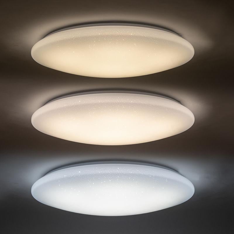 Plafonnier LED Rond Plat 48W Etoilé - Blanc Froid 6000K - 8000K ...
