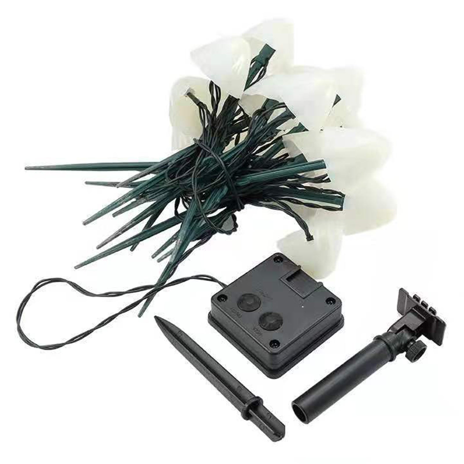 Mini lampes solaires en forme de champignon, 8 modes LED, chaîne ...