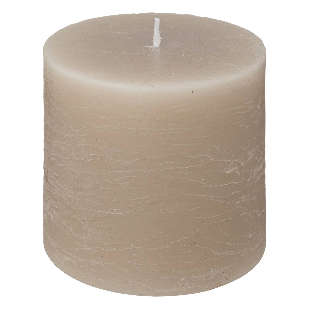 Bougie rustique - gris taupe - 663g - Atmosphera créateur d'intérieur ...