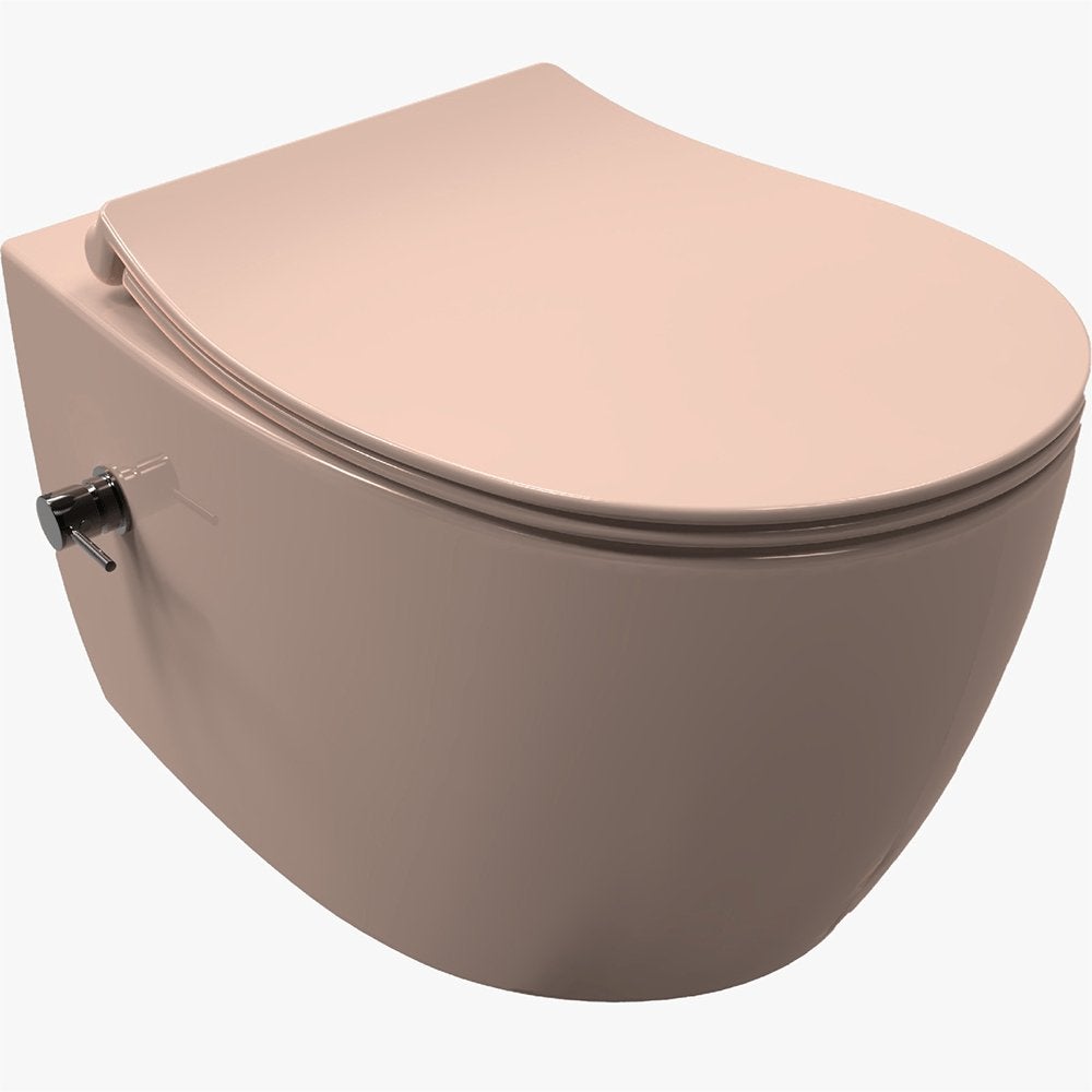 Isvea WC Suspendido con Inodoro Función de Bidé Integrado Rimless Color ...