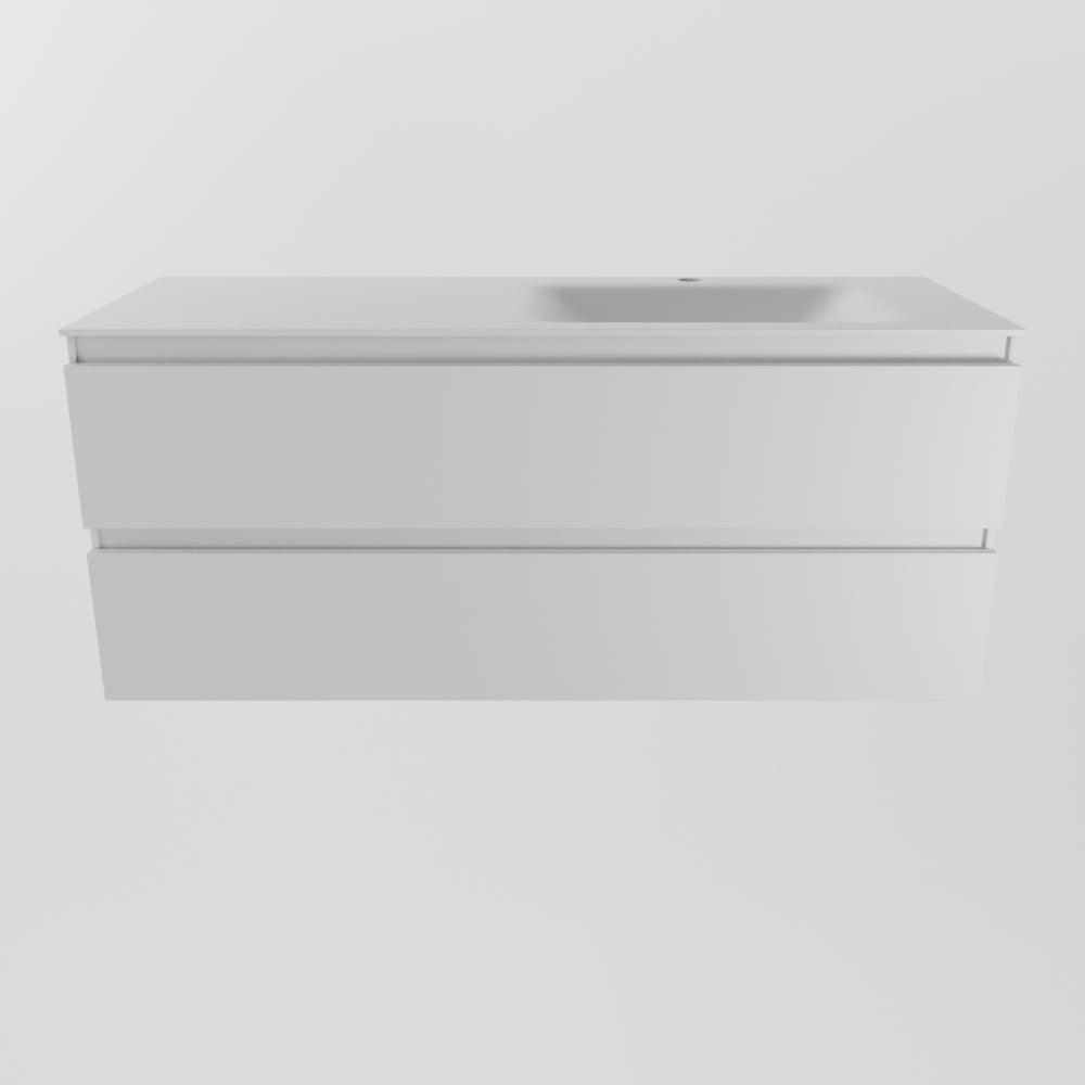 MONDIAZ AIVY 120cm mueble de baño Talc con 2 cajones. con Lavabo Talc ...