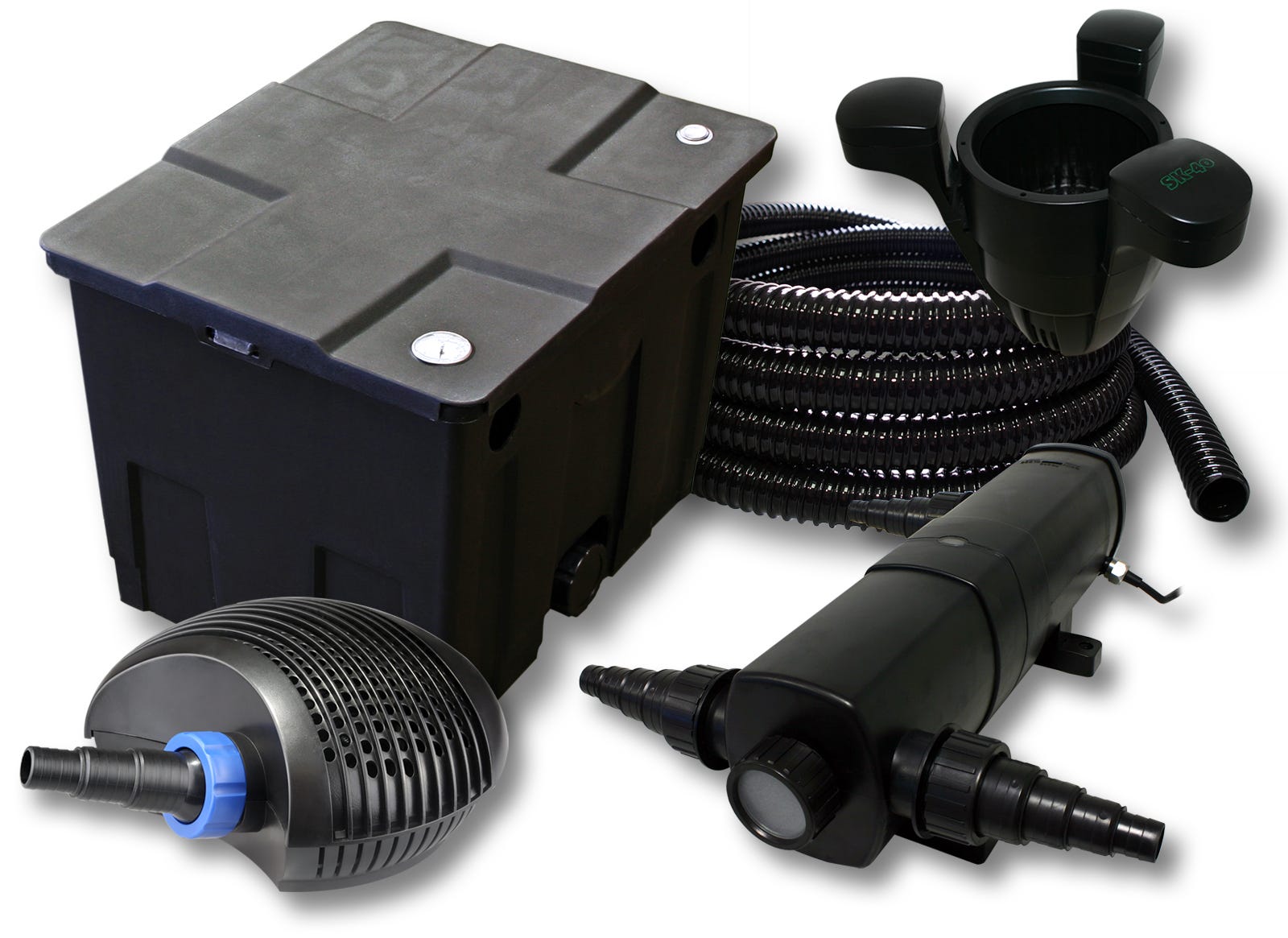 SunSun Kit complet: CBF-350 Filtre de bassin jusqu'à 12000 L Biologique ... SunSun Kit complet: CBF-350 Filtre de bassin jusqu'à 12000 L Biologique ...