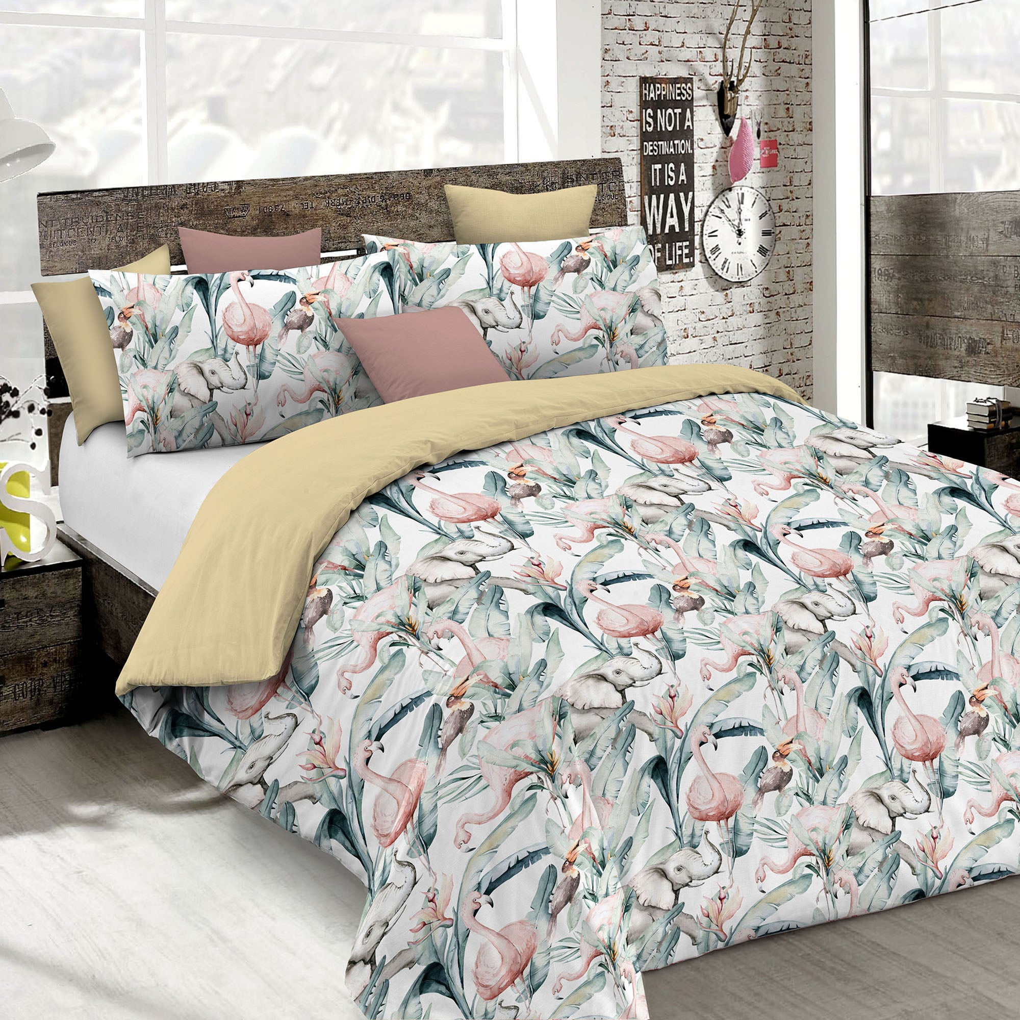 Housse de couette "Fashion", 1 place et demie, Denny | Leroy Merlin