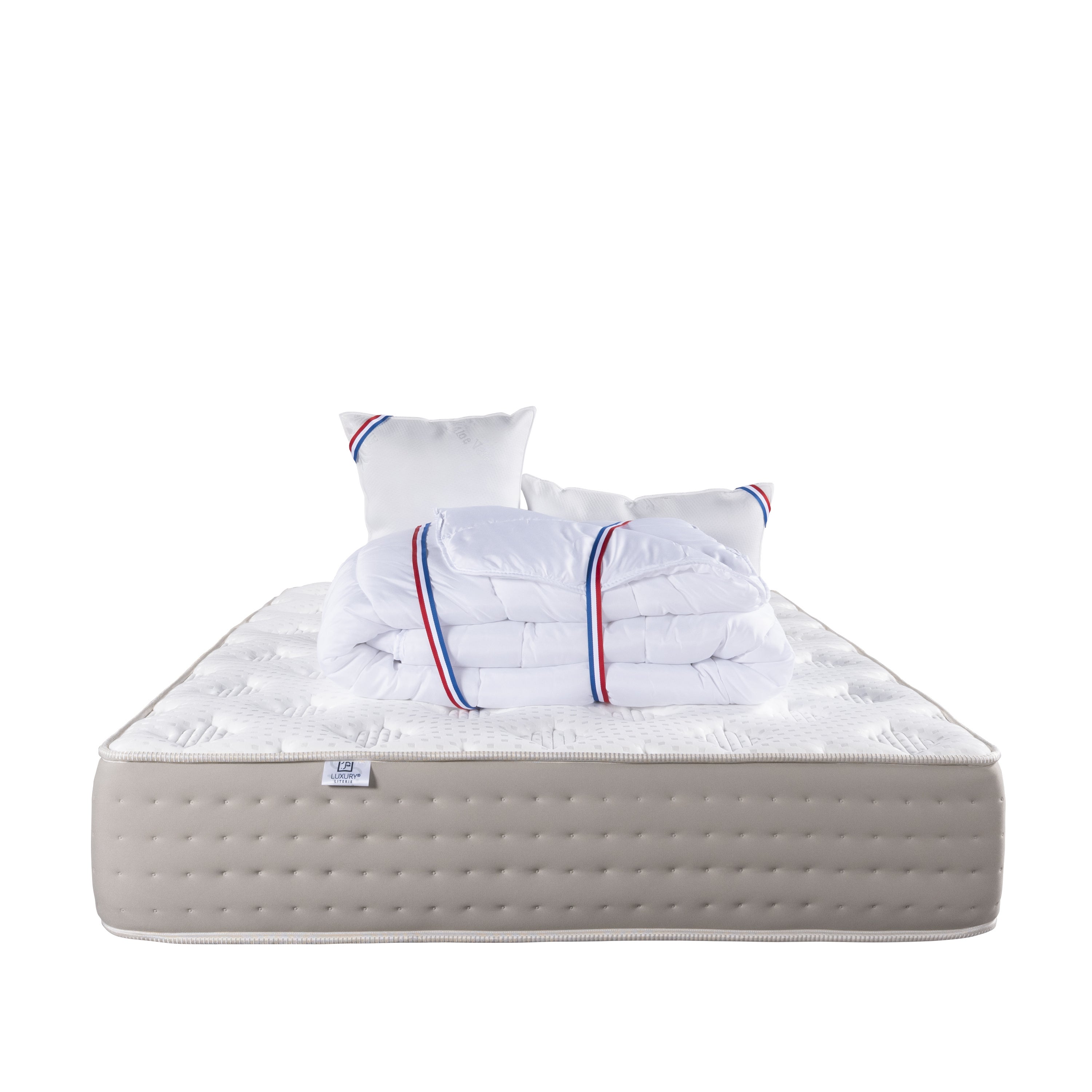 Matelas 200x200 cm, Dreamlux, 26 cm , ressorts ensachés, mousse haute ...