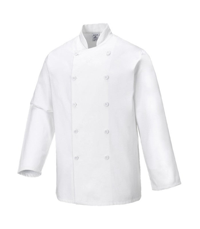 Veste de cuisine Portwest Sussex Blanc XS | Leroy Merlin