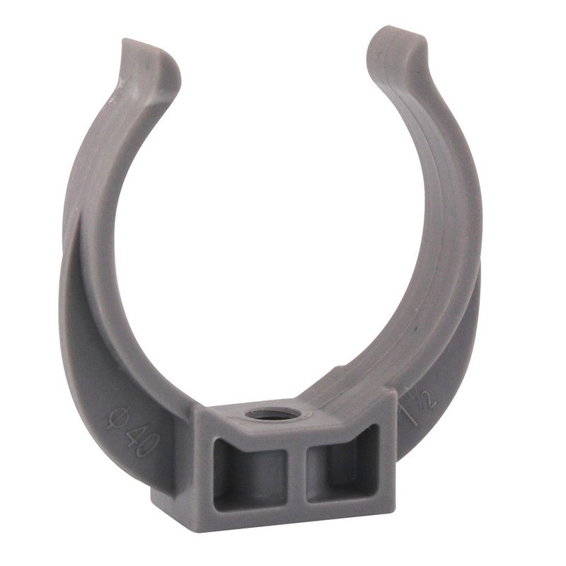 Sachet de 5 colliers de fixation lyre pour tube PVC évacuation Ø40 ...