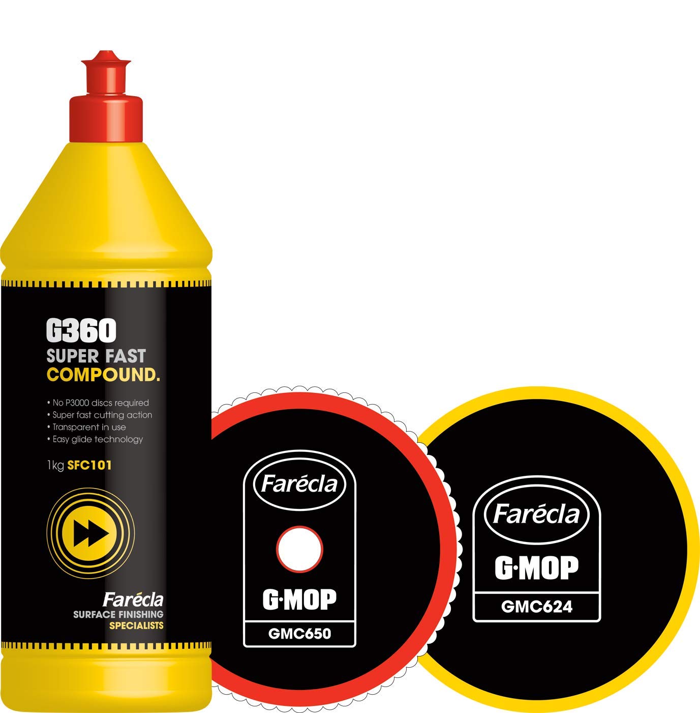 FARECLA G360 SUPER FAST SYSTEM COMPOUND STARTER KIT | Leroy Merlin