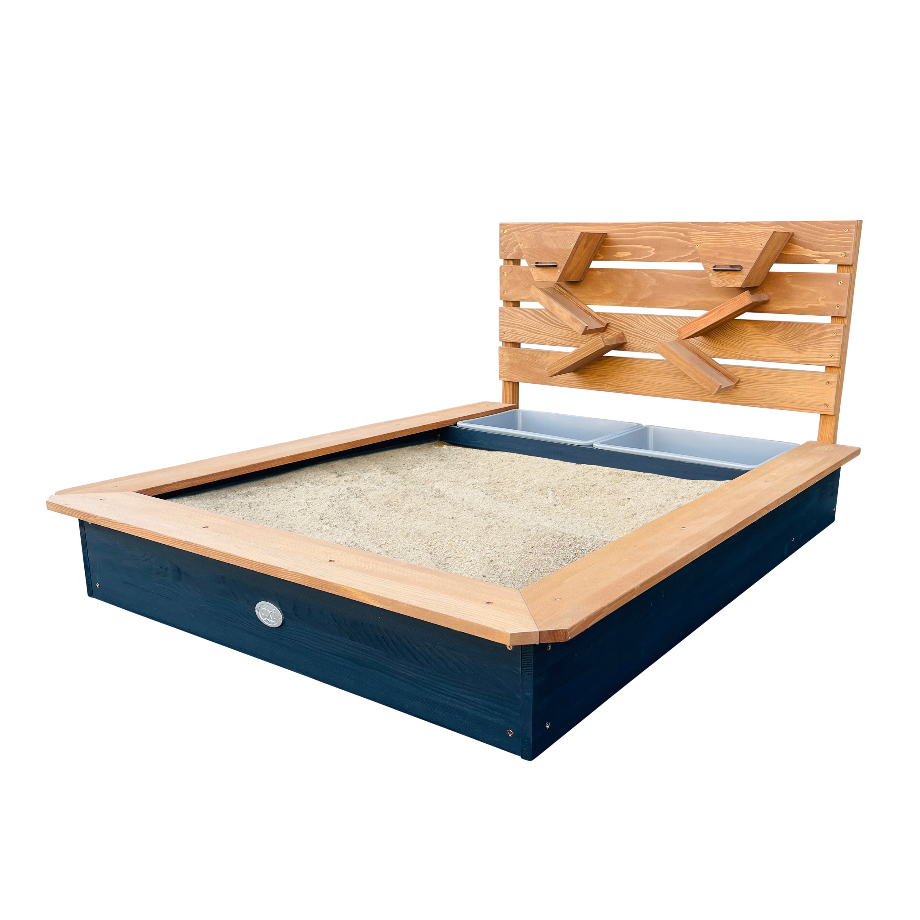 AXI Lina Arenero Ninos de Madera, Arenero Infantil con Cubeta de Agua y ...