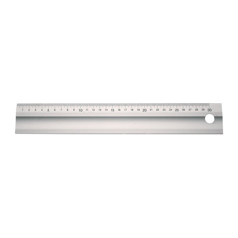 Règle longueur 1000 mm aluminium avec poignée concave coupe trans. 50 x ...