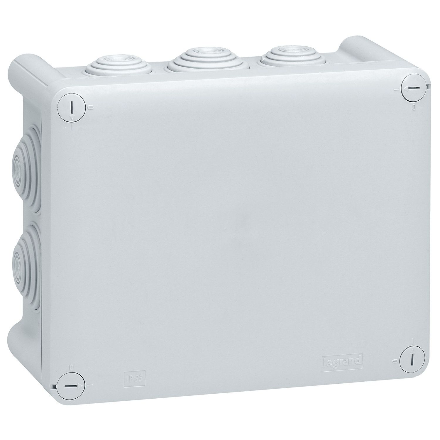 Boîte de dérivation PLEXO rectangulaire gris 155 x 110 x 74mm - LEGRAND ...