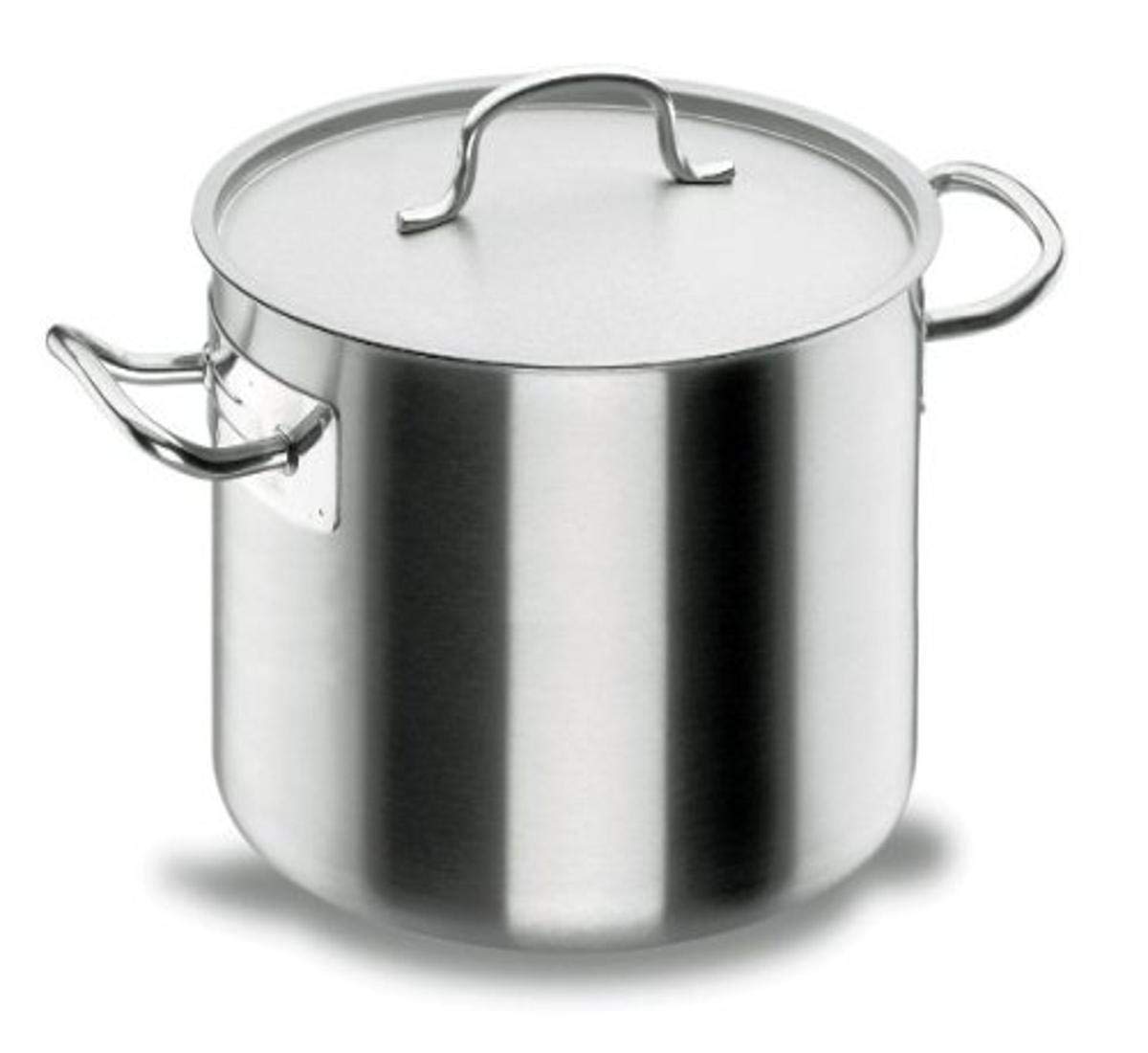 Lacor Olla Baja con Tapa, Acero Inoxidable 18/10, Plata, 40 cm | Leroy ...