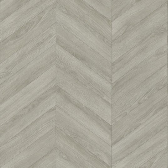 Sol Vinyle effet Parquet chevron Chêne gris - Rouleau de 2m x 21m ...