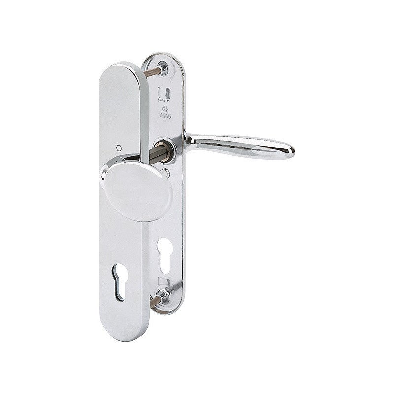 Poigné porte Pisa M76G/361A/360/151 MS F49 92mm 67-72mm HOPPE | Leroy ...