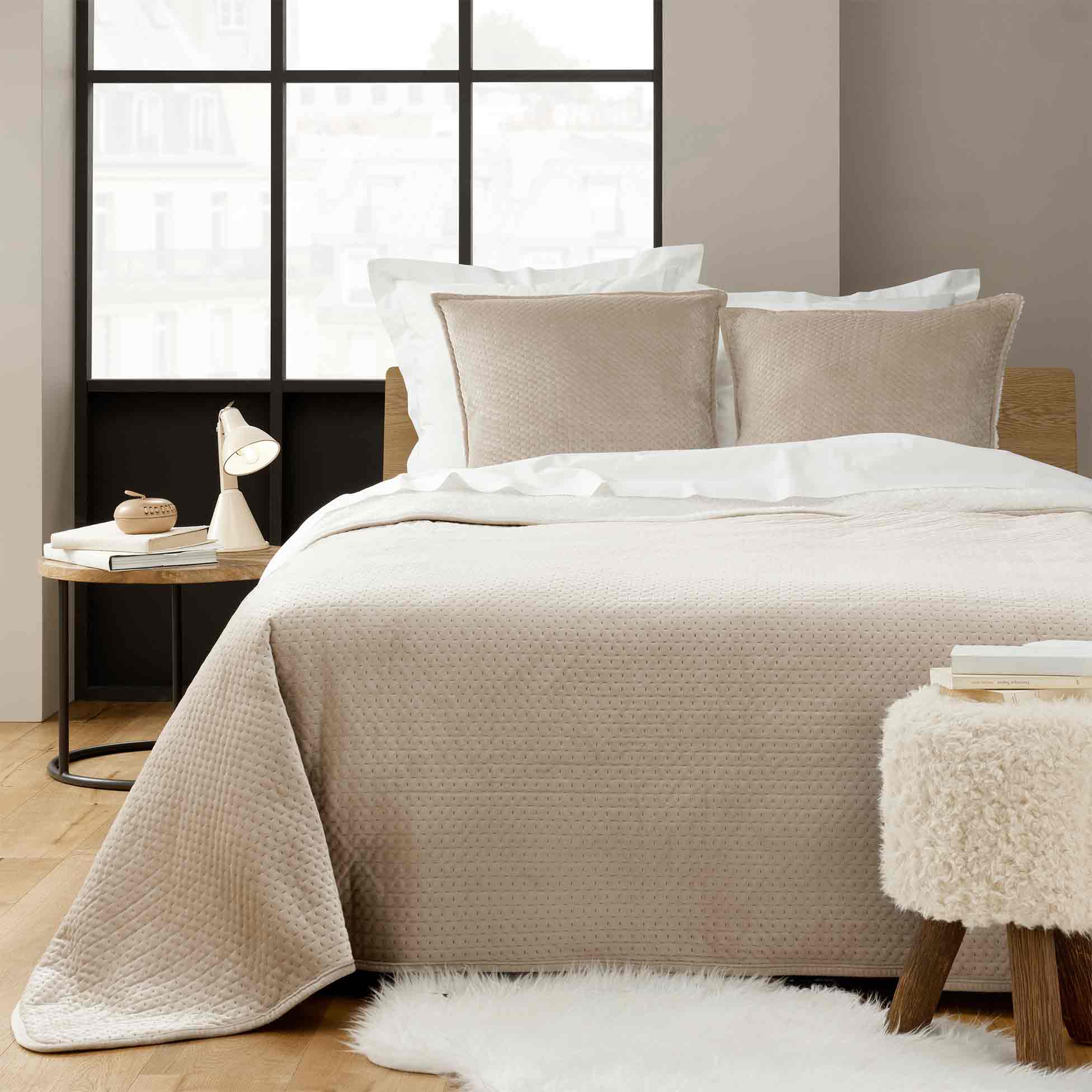 Housse de lit et taies d'oreiller, MYLENE, 220 x 240 cm, Douceur d'intérieur | Leroy Merlin