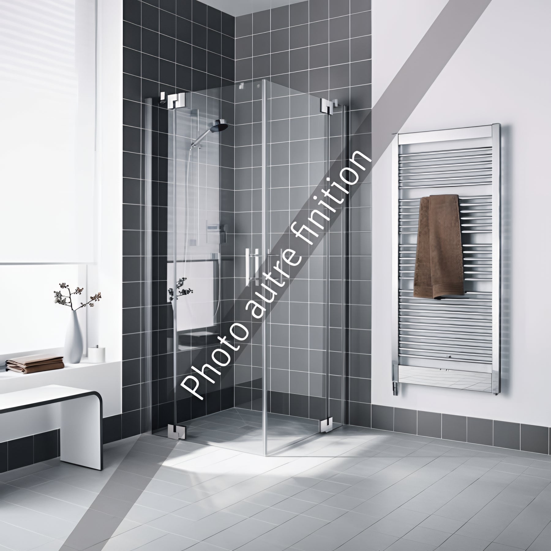 Demi paroi de douche angle pivotante largeur 80cm hauteur 200 cm ...