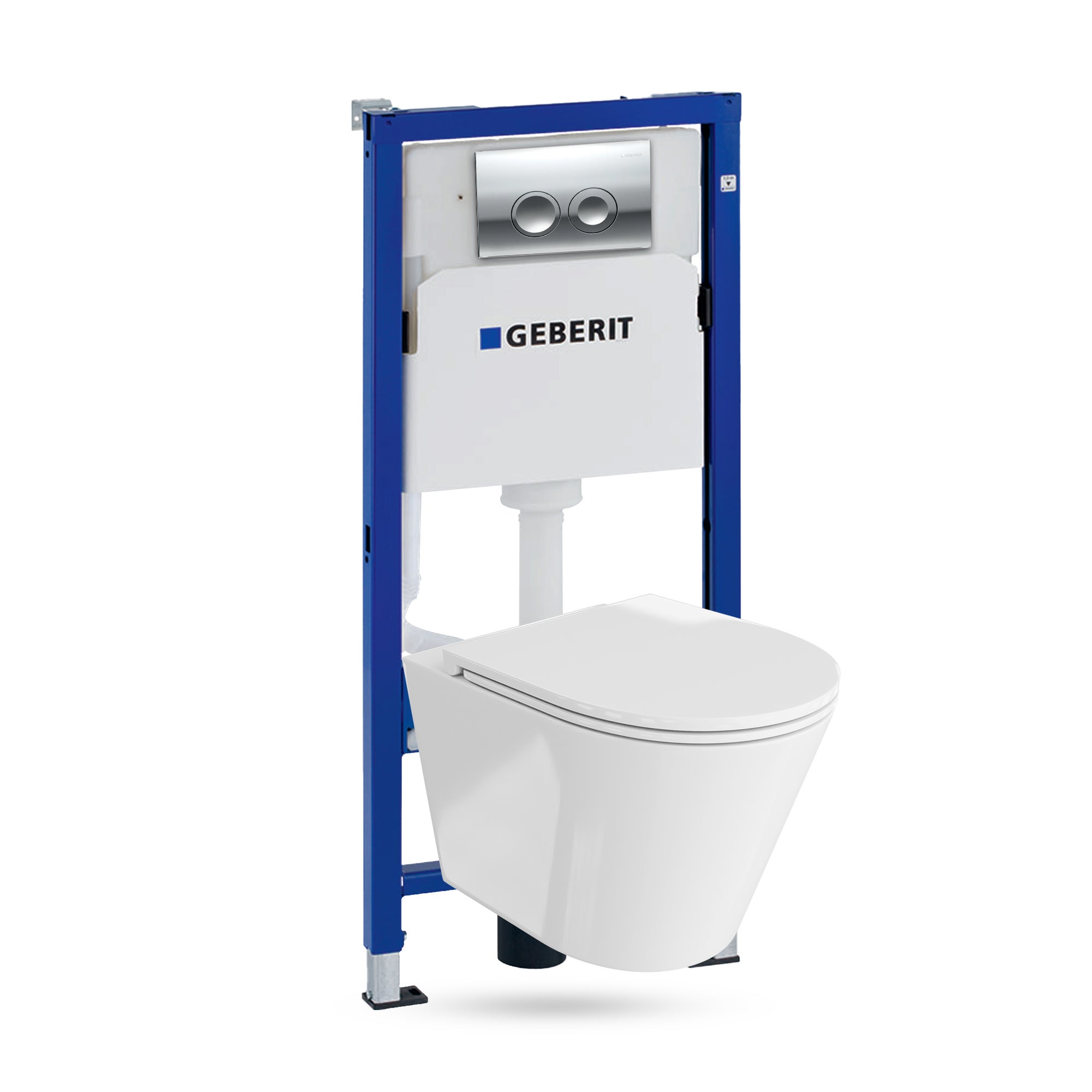 GEBERIT Duofix Basic Support Bâti-support + Lavita WC Galve suspendu ...