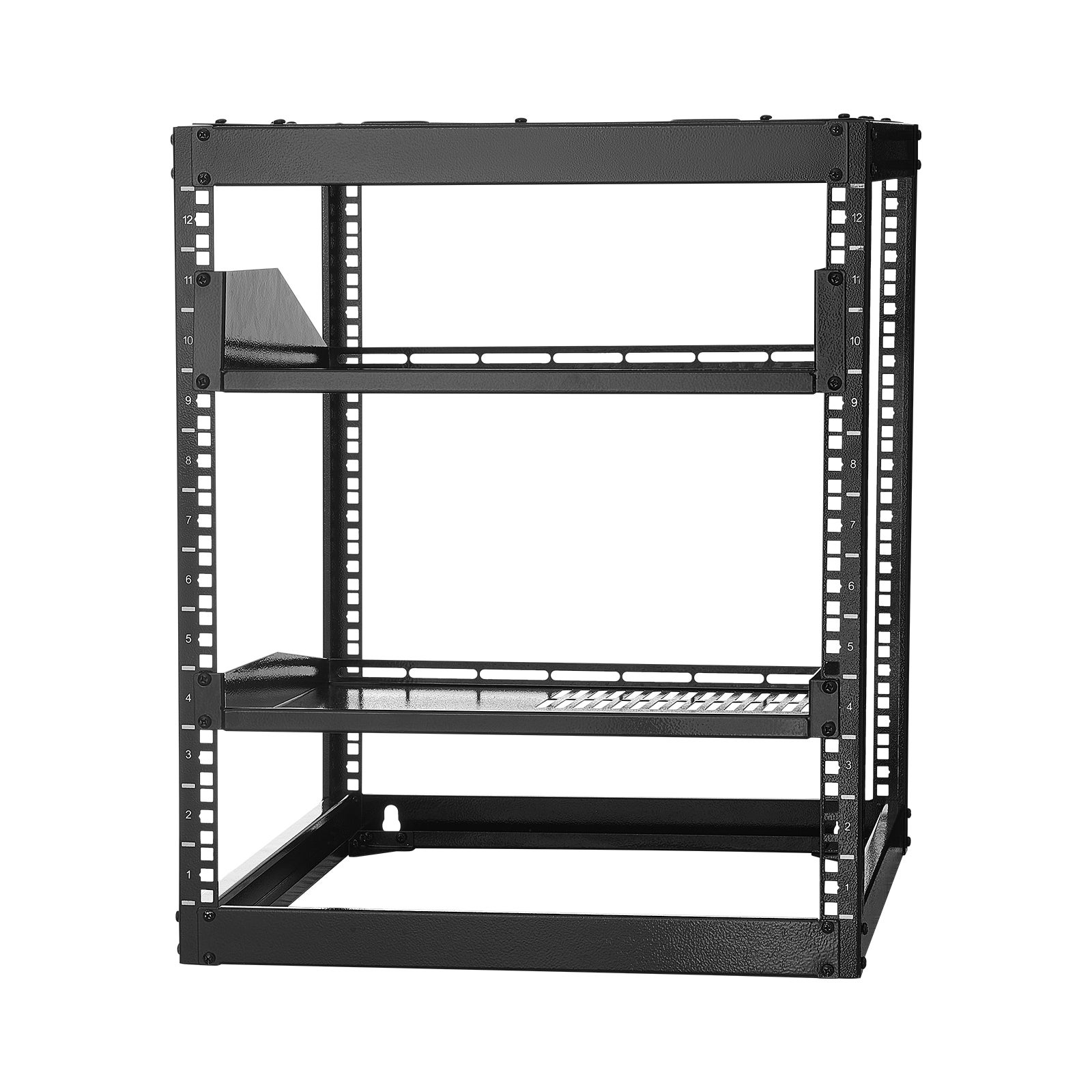 Rack red SucceBuy 12U bastidor abierto, autónomo/pared, 585 mm ...