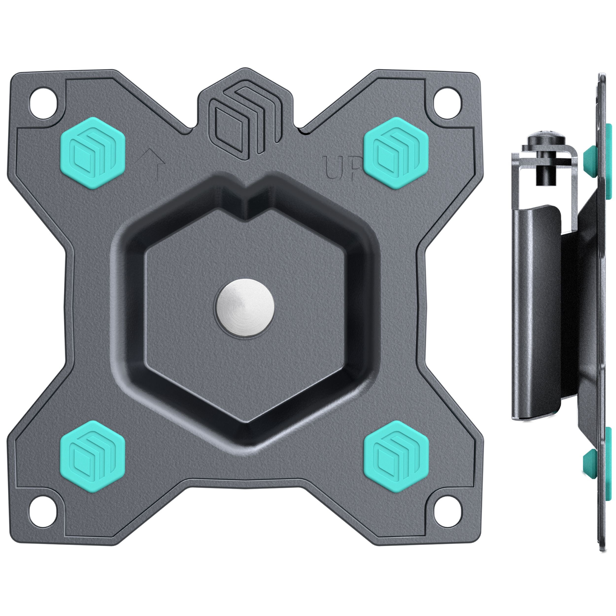 ONKRON Support Mural TV Rotatif 360 pour 10"-35", Poids 20 kg ...