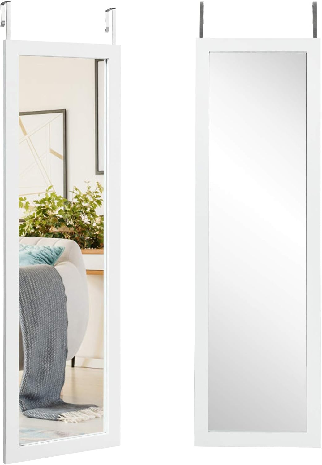 Miroir Pleine Longueur Carré, Psyché Longue Debout Miroir Chambre ...