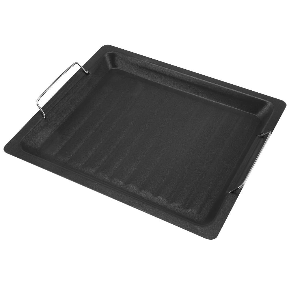 PLAQUE DE GRILLADE POUR BARBECUE ANTI-ADHÉSIVE EN ACIER INOXYDABLE POUR ...