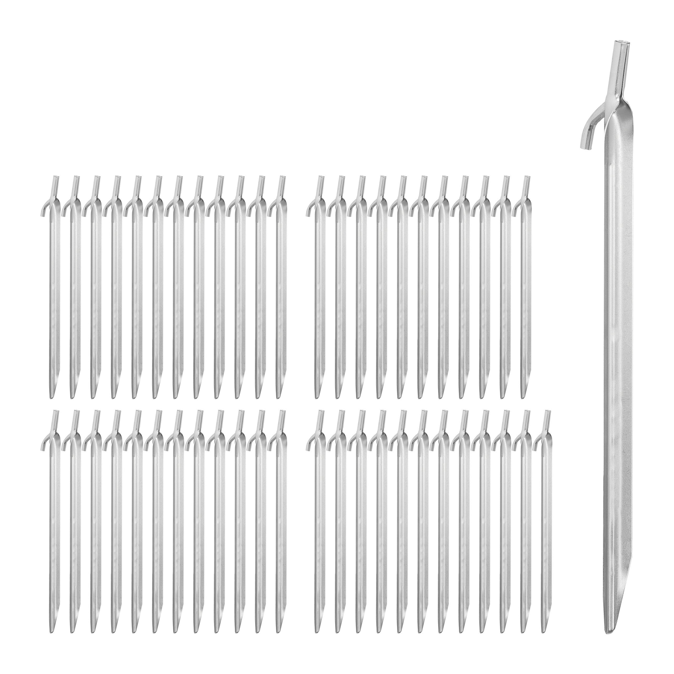 Piquet de fixation acier, lot de 48, sardines pour tente, piquet ...